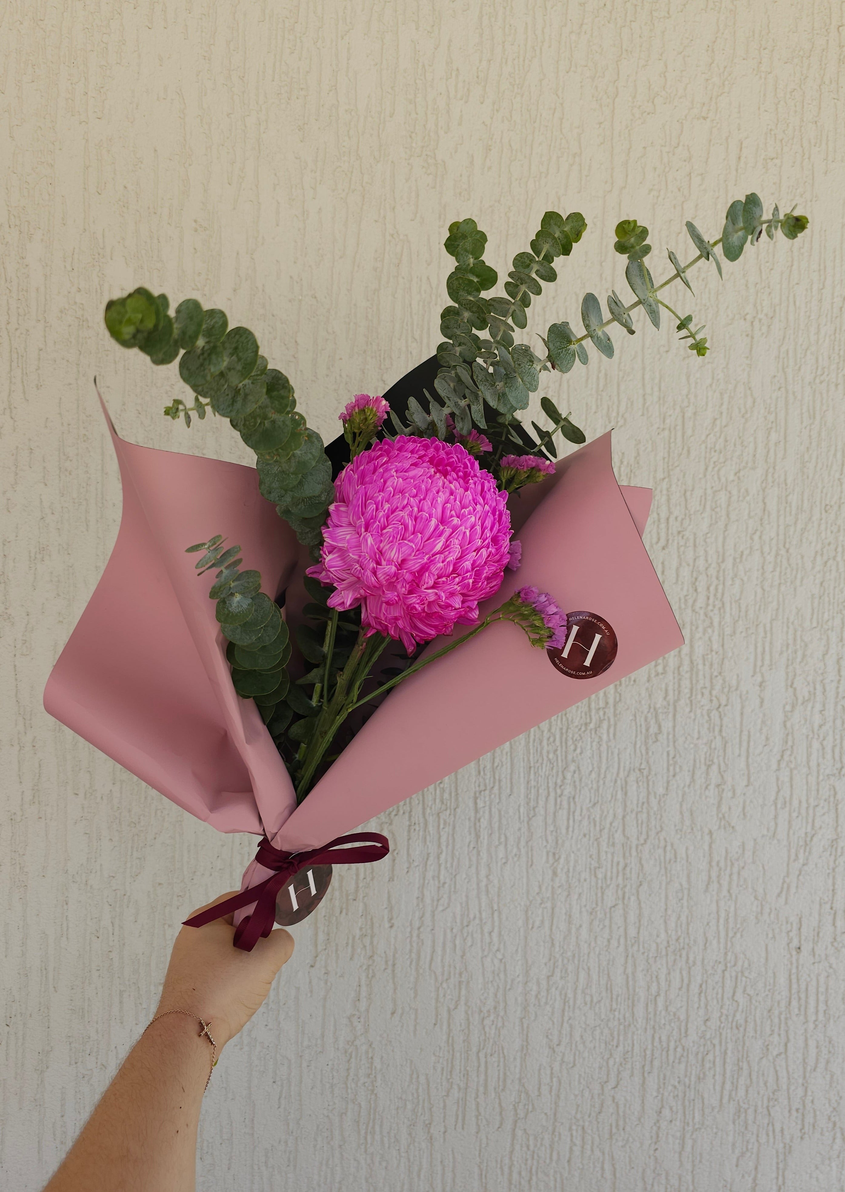 *International Womens Day* - Single Fresh Pink Chrysanthymum Disbud ...