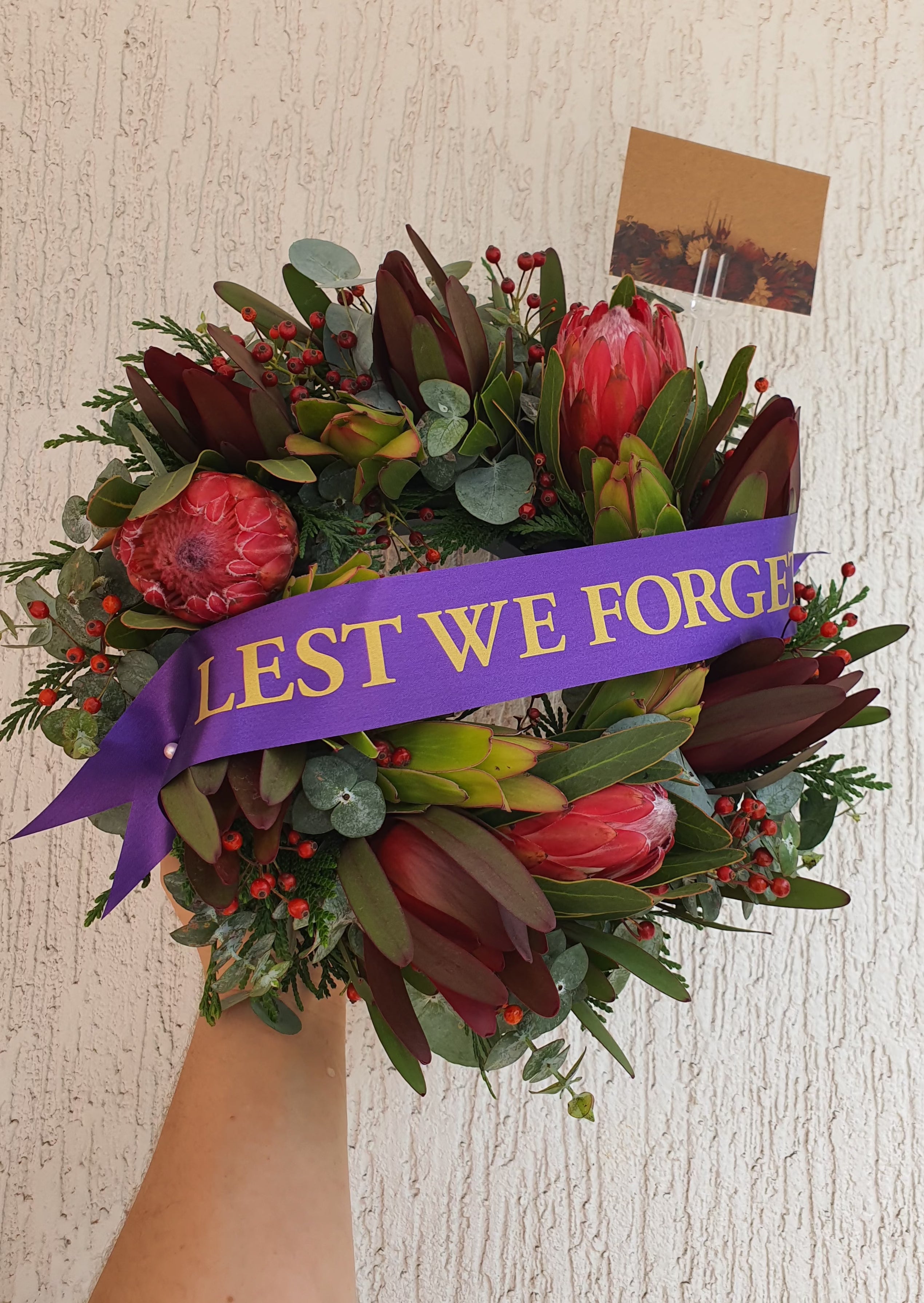 FLORIST CHOICE - Anzac Wreaths – HelenaRose.com.au